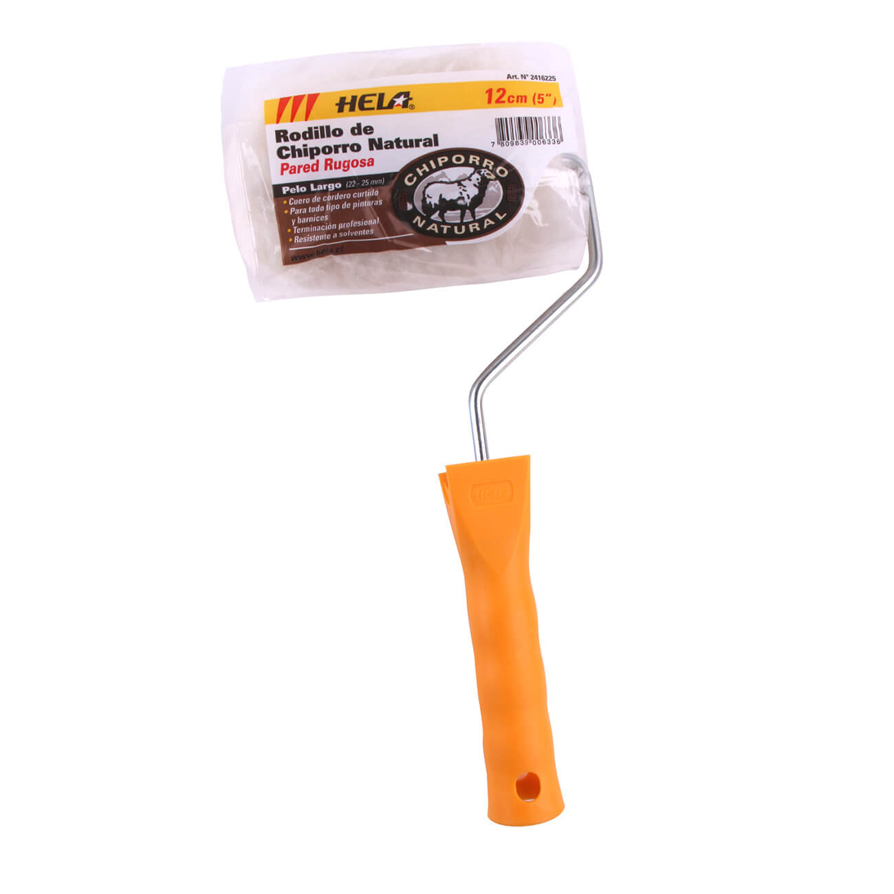 Rodillo Chiporro Natural Pelo Largo 12 cm